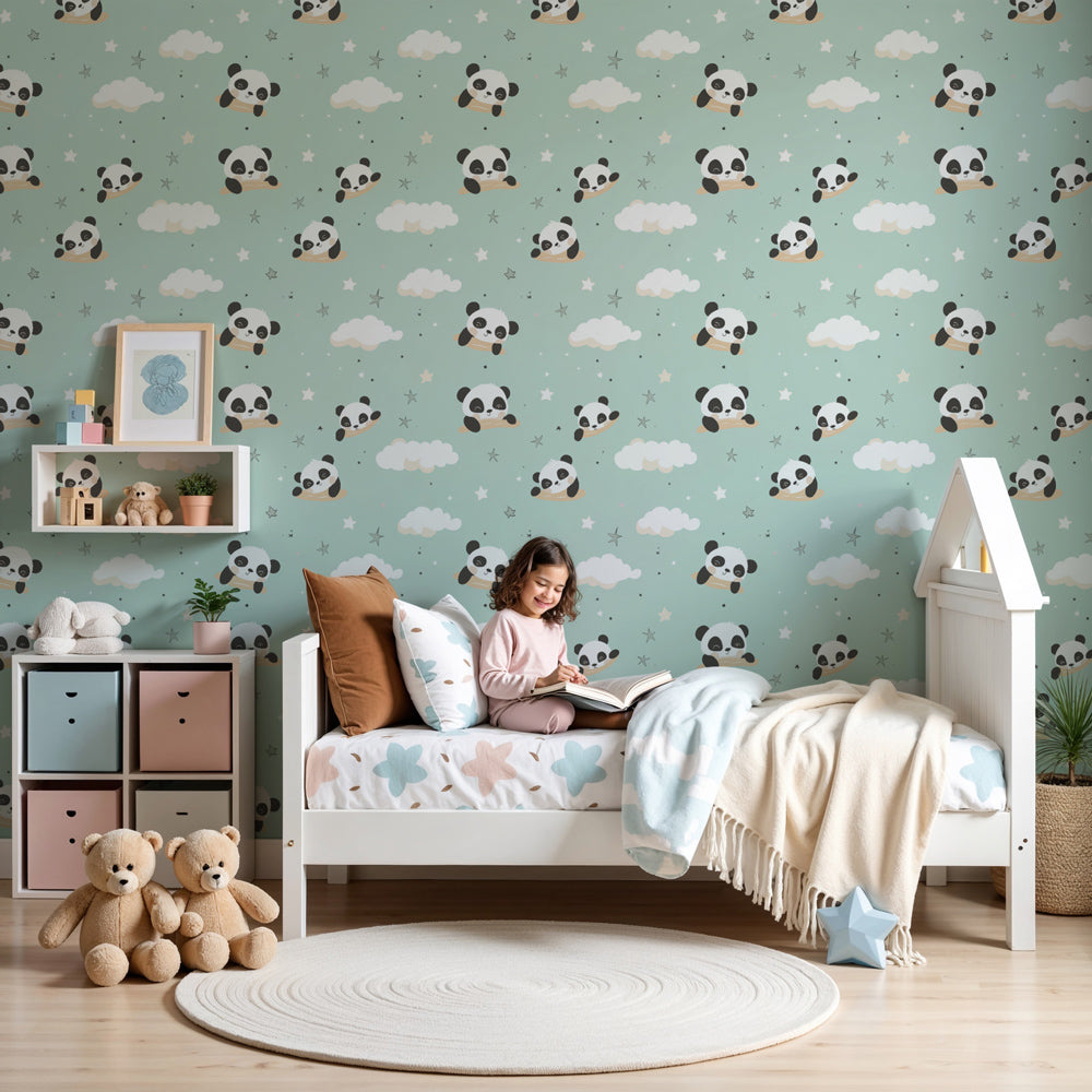 panda theme bedroom